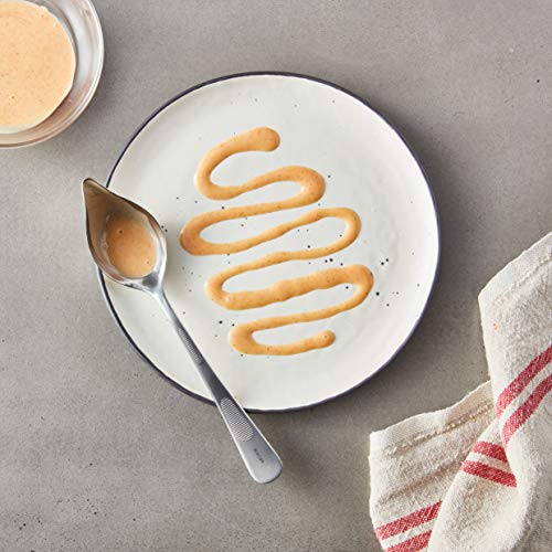 Mercer Culinary 18-8 Stainless Steel Saucier Spoon with Tapered Spout, 8-1/2 Inch