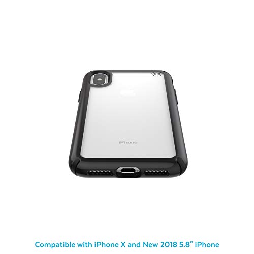 Speck Products Presidio Show iPhone Xs/iPhone X Case, Clear/Black