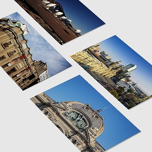 Dear Mapper Chile City Landscape Postcards Pack 20pc/Set Postcards From Around The World Greeting Cards for Business World Travel Postcard for Mailing Decor Gift