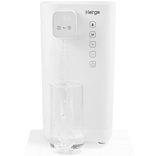 Herge Water Warmer & Dispenser for Baby Formula One Touch Preset Disinfection & Dechlorination and Keeping Warm Water for max. 48H