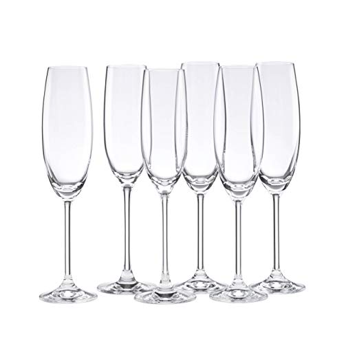Lenox Tuscany Classics Set, Champagne Flutes, Buy 4, Get 6, 6 Count (Pack of 1), Clear,8 ounces.
