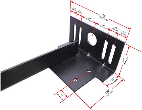 Tech Team Bed Frame Extension Set, Extend a Metal Bedframe to Meet a Headboard or Footboard, 2 Pieces, Hardware Included