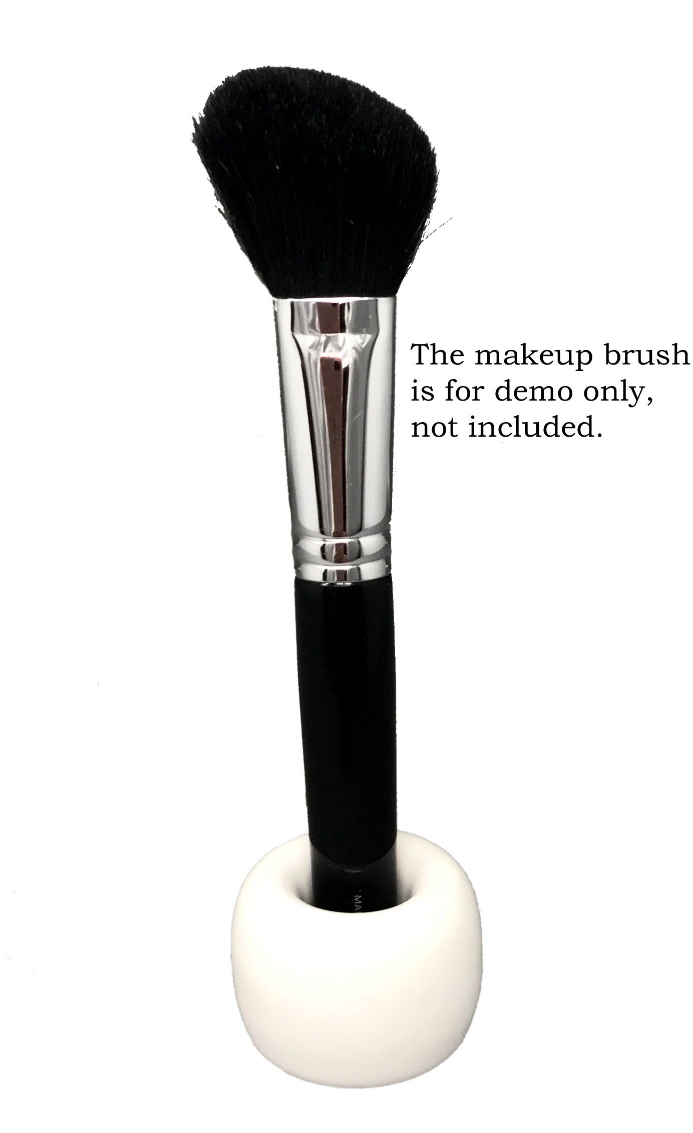 Tetra-Teknica Less is More Series TBS-01 Porcelain Toothbrush Stand, Color White, 2 per Pack