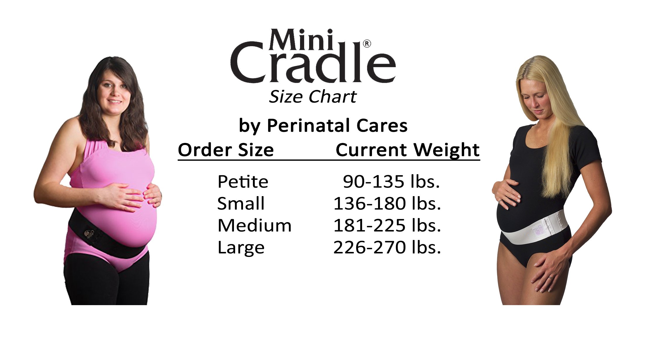 Prenatal Cradle Mini Cradle, White, Large