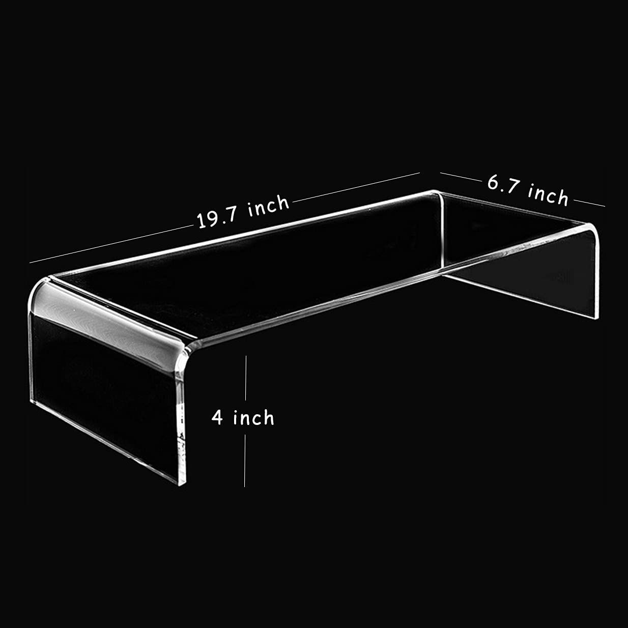 Anti-Cat Acrylic Keyboard Protector Cover,Computer Monitor Stand and Laptop Stand