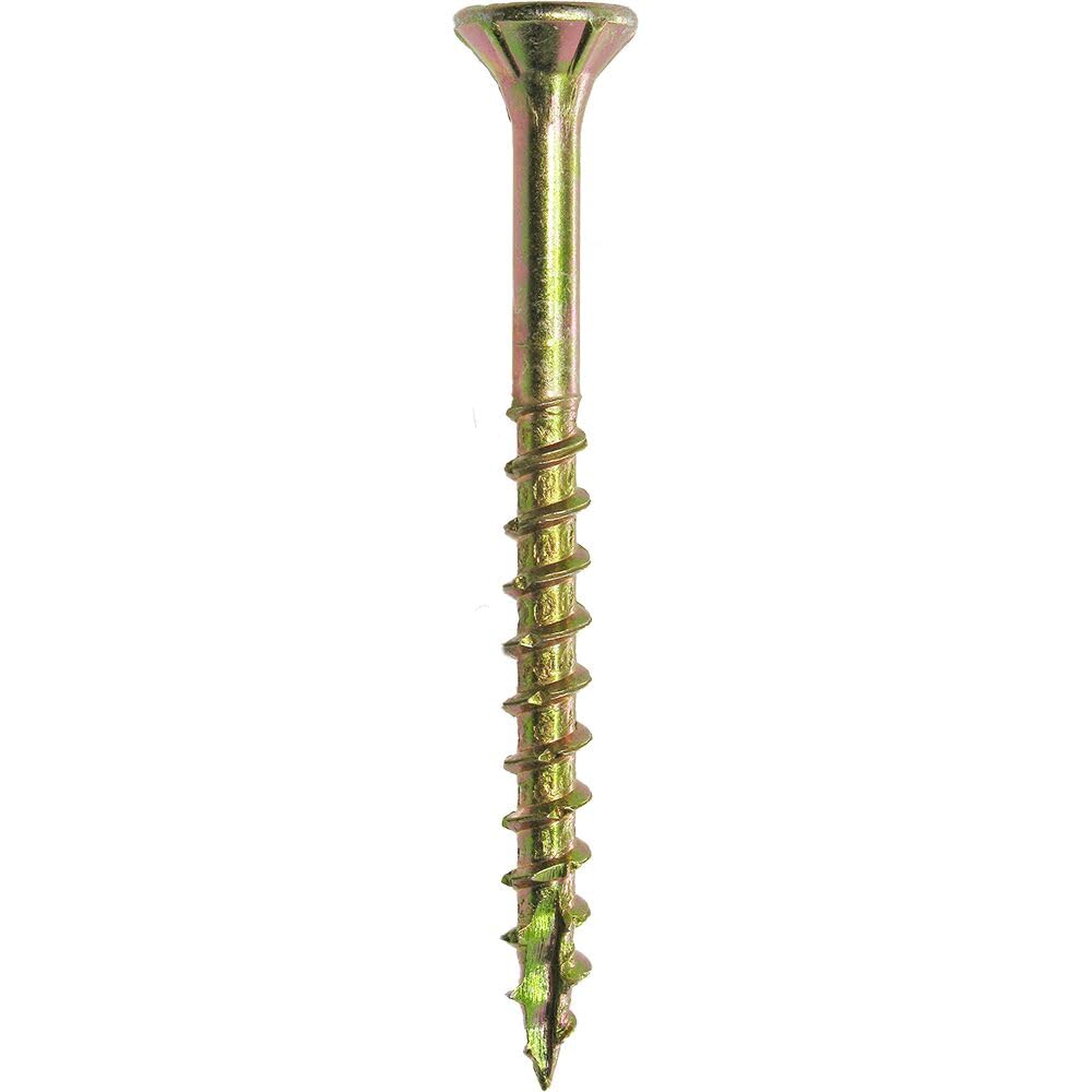 PRIMESOURCE 2GCS1 1LB 8X2 CONST Screw, 8 by 2", Gold