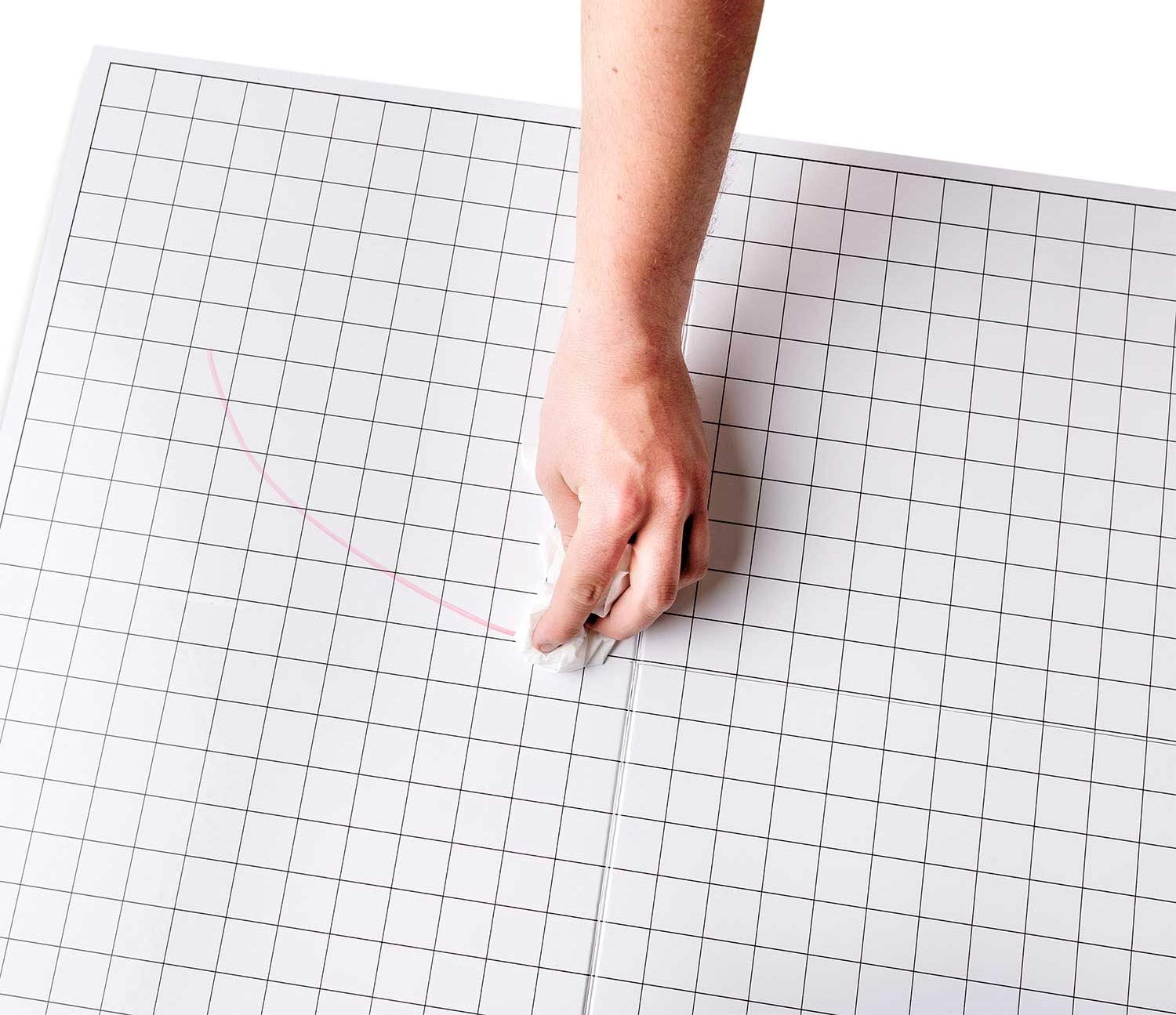 Hexers Lite Role-Playing Game Board RPG Game Mat, Compatible with Dungeons and Dragons DD D&D and Pathfinder 1 inch Squares Dry Erase, RPG Miniatures Mat or Tabletop Role-Playing Dice Map