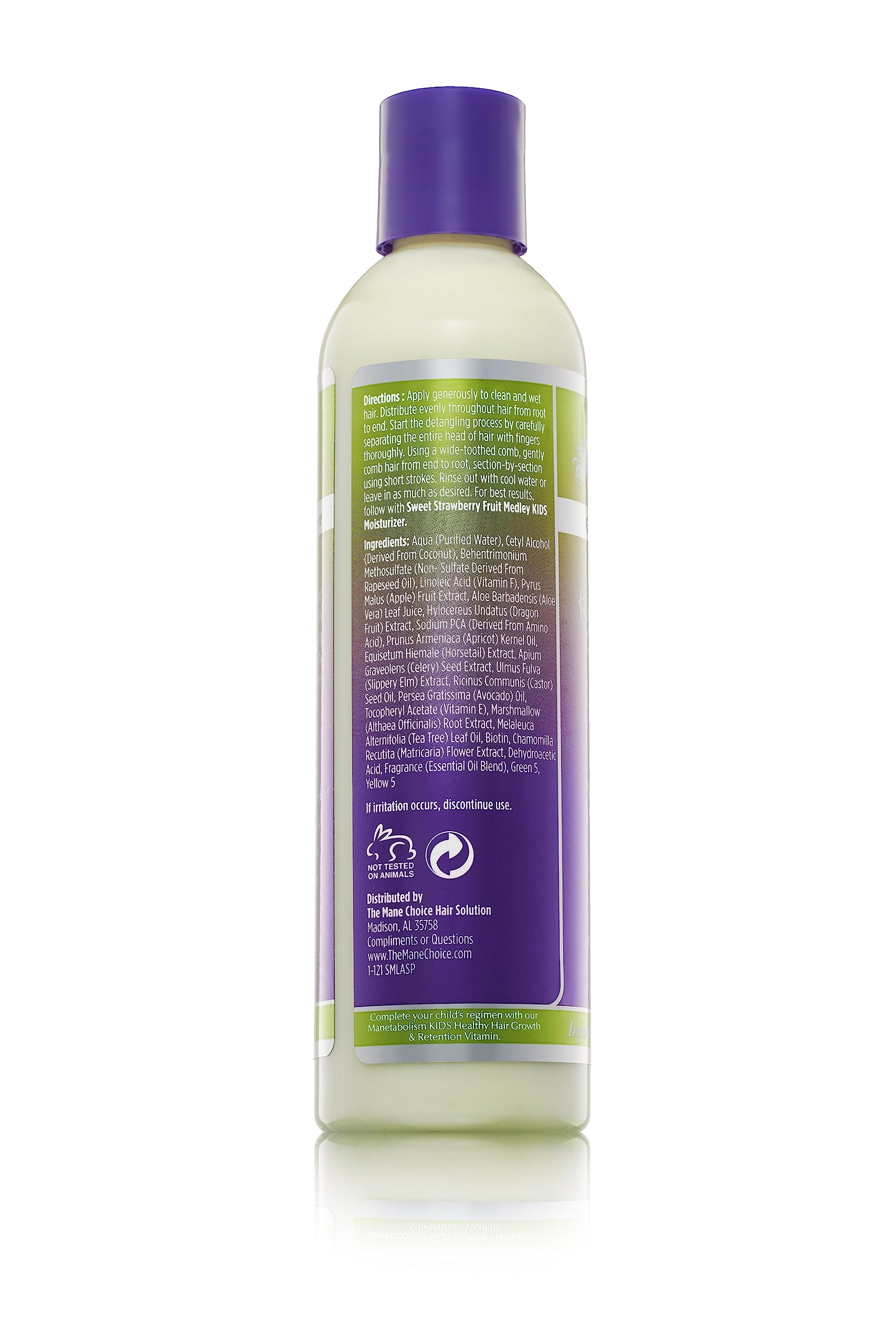 The Mane Choice Green Apple Fruit Medley Detangling Kids Leave-In Conditioner, 8 Ounce