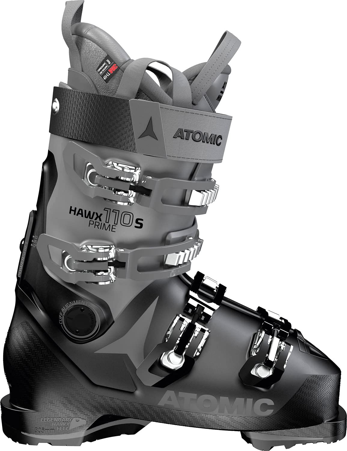 Atomic HAWX Prime 110 S GW Ski Boots Mens Sz 10/10.5 (28/28.5) Black/Anthracite