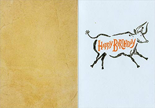 Designer Greetings Cave Paintings Look Familiar Funny/Humorous Over The Hill Birthday Card