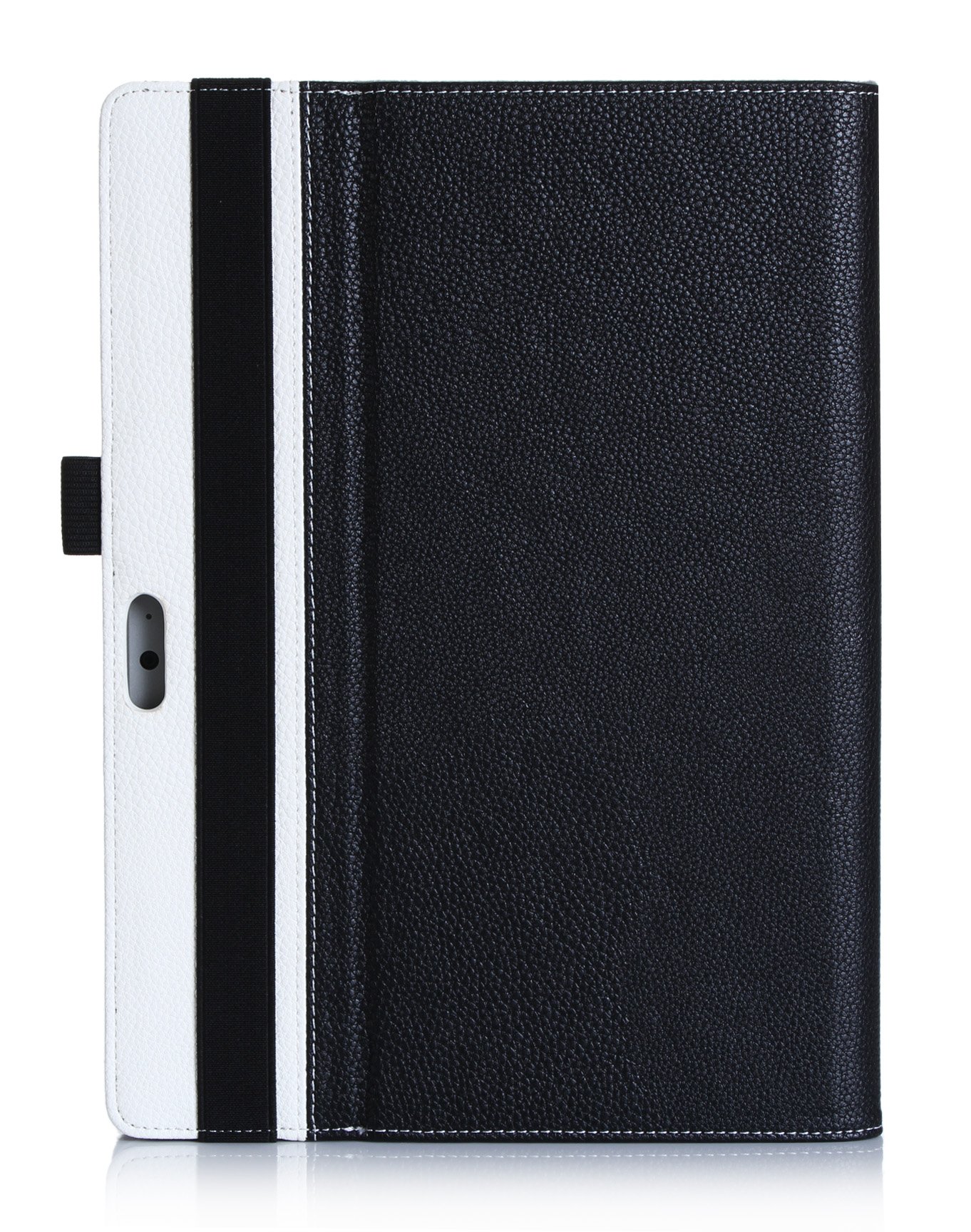 ProCase for Microsoft Surface 3 Case - Premium Folio Cover for Microsoft Surface 3 (10.8")(2015 Release), Built-in Stand with Multiple Viewing Angles, Exclusive for Surface 3 10.8 inch (White/Black)