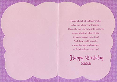 Designer Greetings Six Donuts in Box Juvenile Birthday Card for Granddaughter