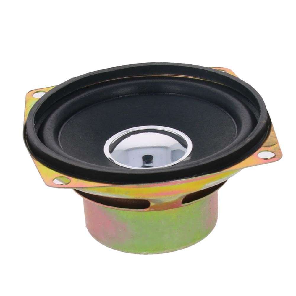 Heyiarbeit 2Pcs 5W 8 Ohm DIY Magnetic Speaker Audio Speakers 66mm Diameter Round Shape Replacement Loudspeaker