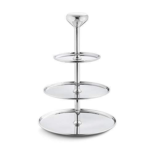 Georg Jensen Alfredo 3-Tier Shelf Food Server, Stainless Steel