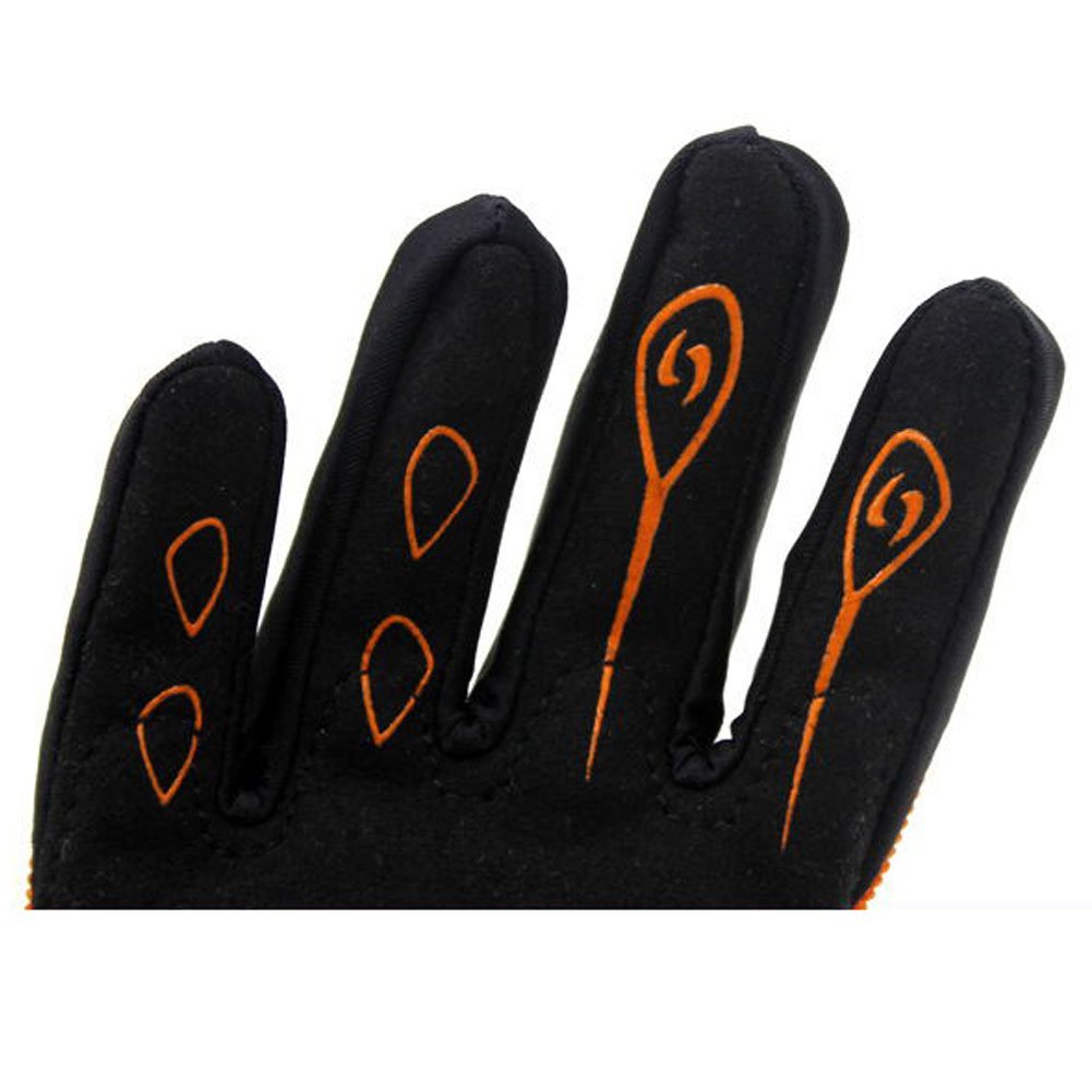 Gtopart 50g Kids Long Finger Cycling Gloves,Skateboard Gloves, Roller Skating Gloves (Blue, M)