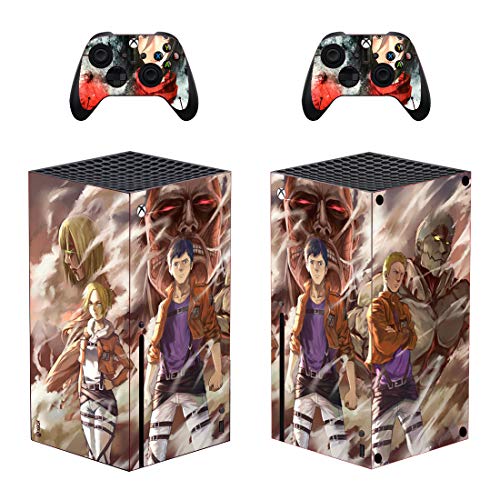 Attack Giant Man X-box-One-Series X Console Vinyl Skin Decal Stickers for X-box-One-Series X Controller Skin KAJAL MANI