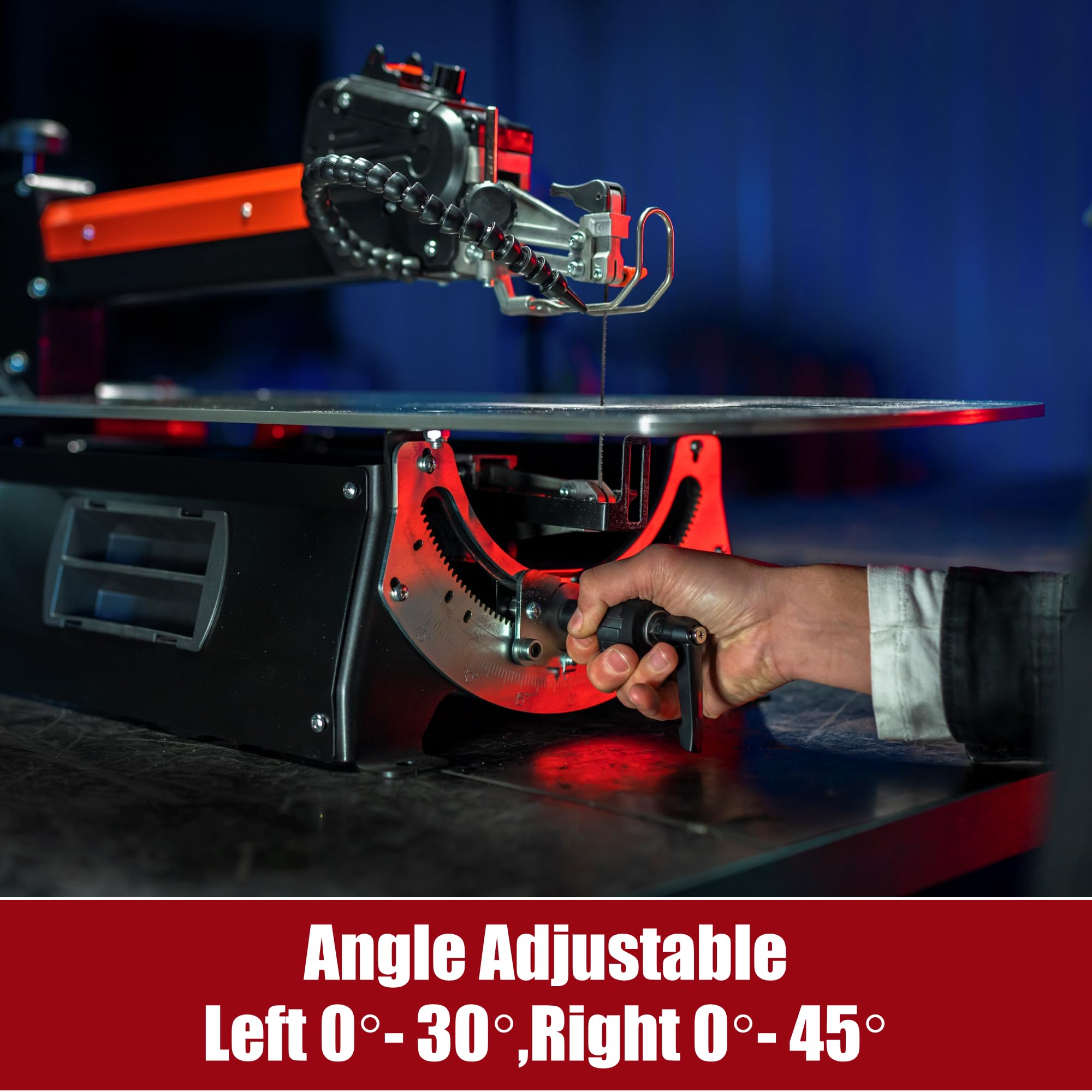 Bucktool 22 Inch Variable Speed Scrow Saw, 1.3A Scroll Saw for Woodworking
