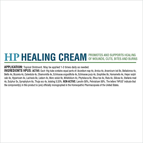 HomeoPet HP Healing Cream, Natural Support for Pet Wound Healing, 14 Grams