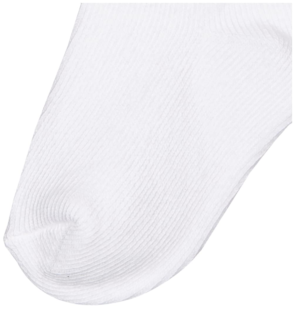 Jefferies Socks baby girls Newborn Eyelet Lace 3 Pair Pack infant and toddler socks, White, 3-12 Months US