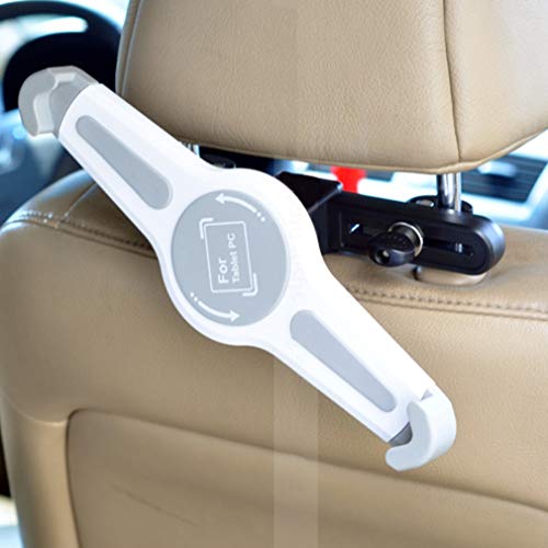 Holder Car Headrest Mount Compatible with Amazon Fire 7 Kids (2022 Release),HD 8 (2022 Release),(2020 Release),(2018 Release),(2016 Release) - Seat Back Cradle Swivel Tablet Dock
