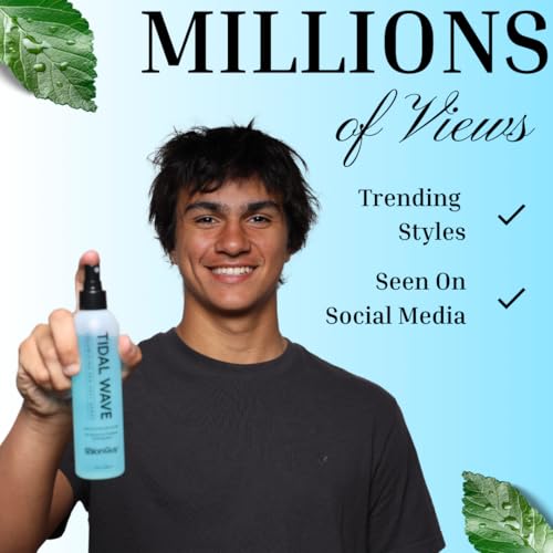THESALONGUY Tidal Wave Sea Salt Spray Texturizing & Volumizing Hair Mist with Natural Sea Salt & Kelp for Beachy Waves Ideal for All Hair Types