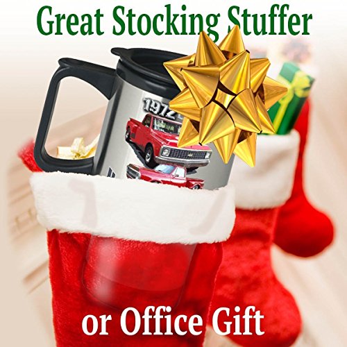 me,myself & i DESIGNS Cow Coffee Travel Mug Good Moooning Cowfee Time 14 oz Stainless Steel Travel Tumbler Handled Gift