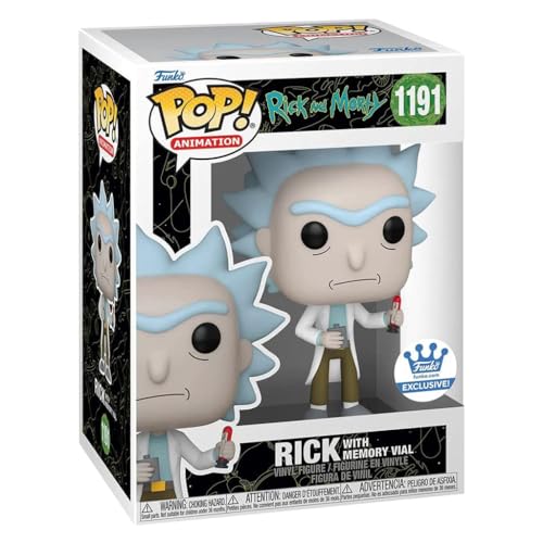 Funko POP! Animation Rick and Morty Rick with Memory Vial Funko Shop Exclusive #1191