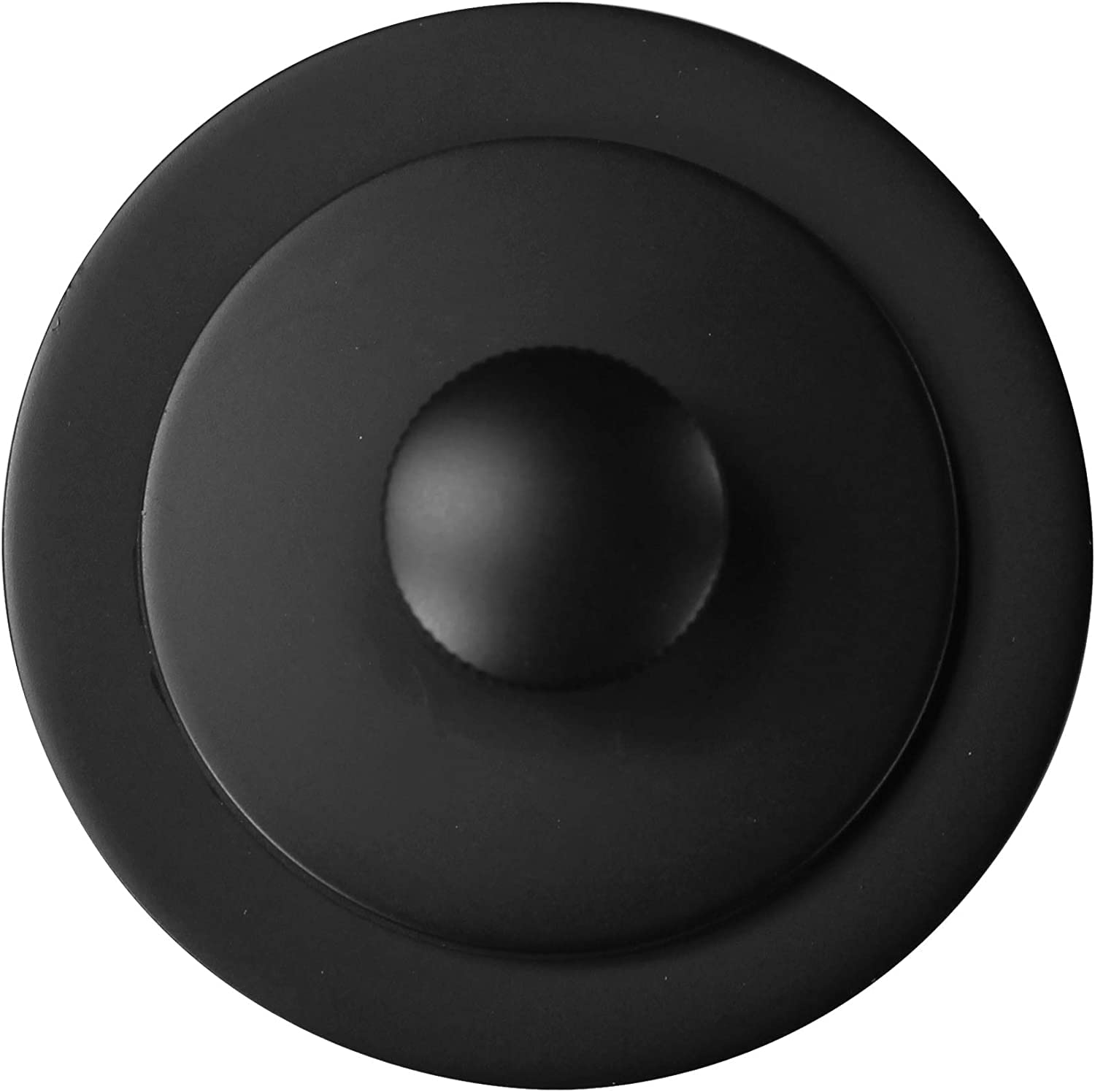 Westbrass A594144-62 14" Tubular Bath Waste & Overflow Assembly with Twist & Close Drain Plug and Two-Hole Faceplate, Matte Black
