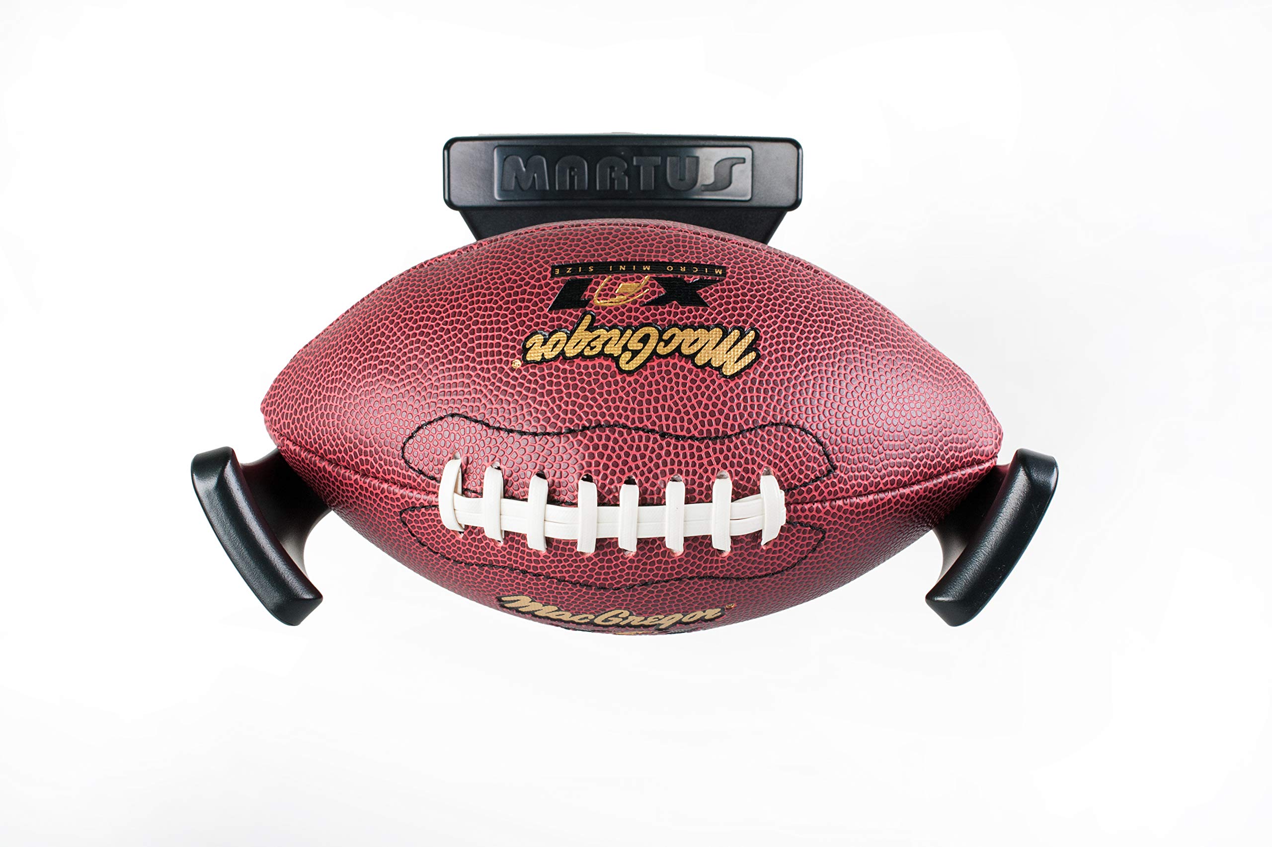 Artinova Sports Ball Holder Space Saver Wall Mount Display, Ball Storage and Decoration Shelf Black, ARTA-6010