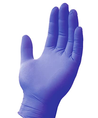 The Safety Zone ® Powder Free Indigo Nitrile Gloves, Case of 1,000 Gloves (Small)