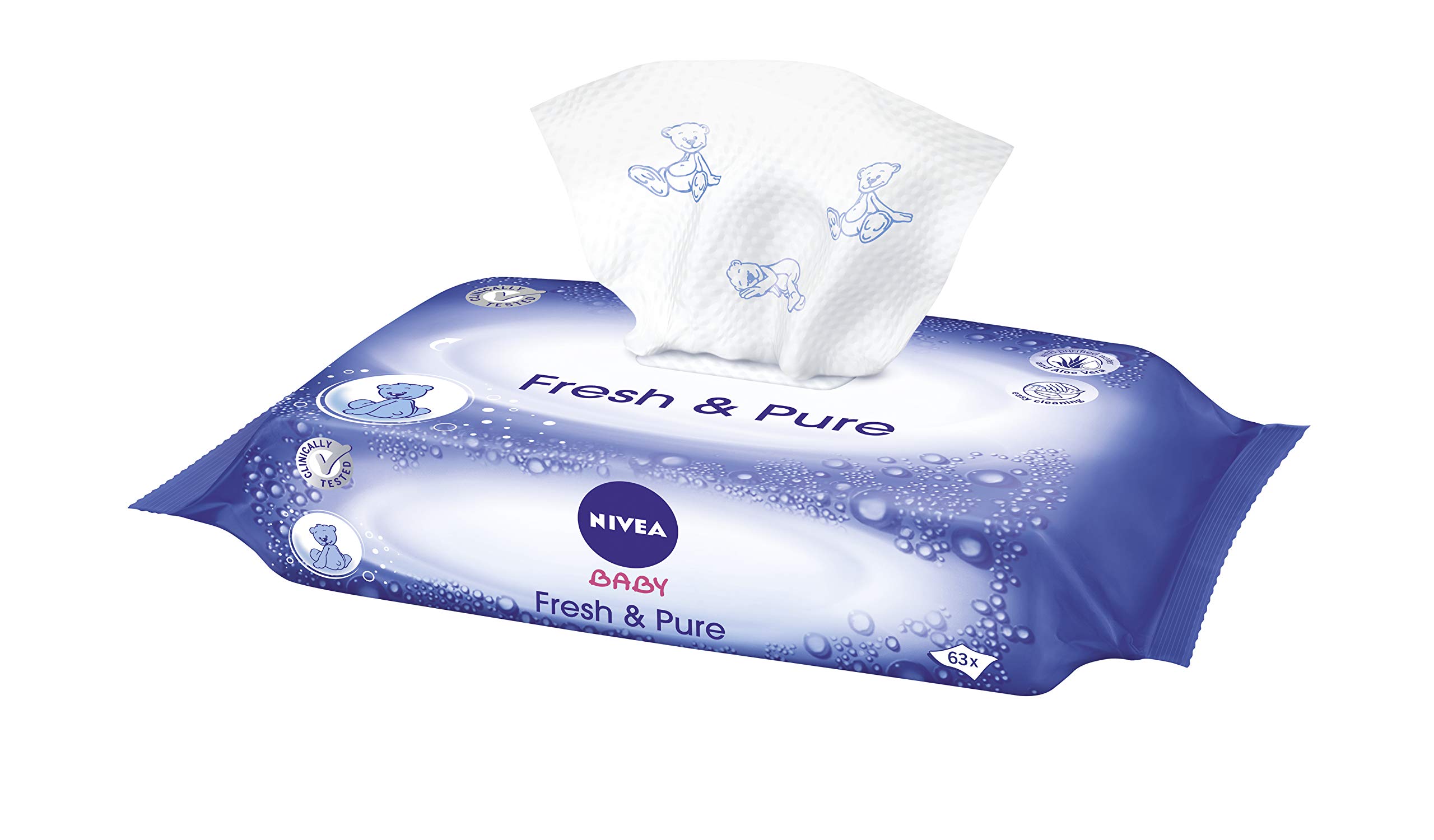 Nivea Baby Fresh & Pure Wet Wipes 63x