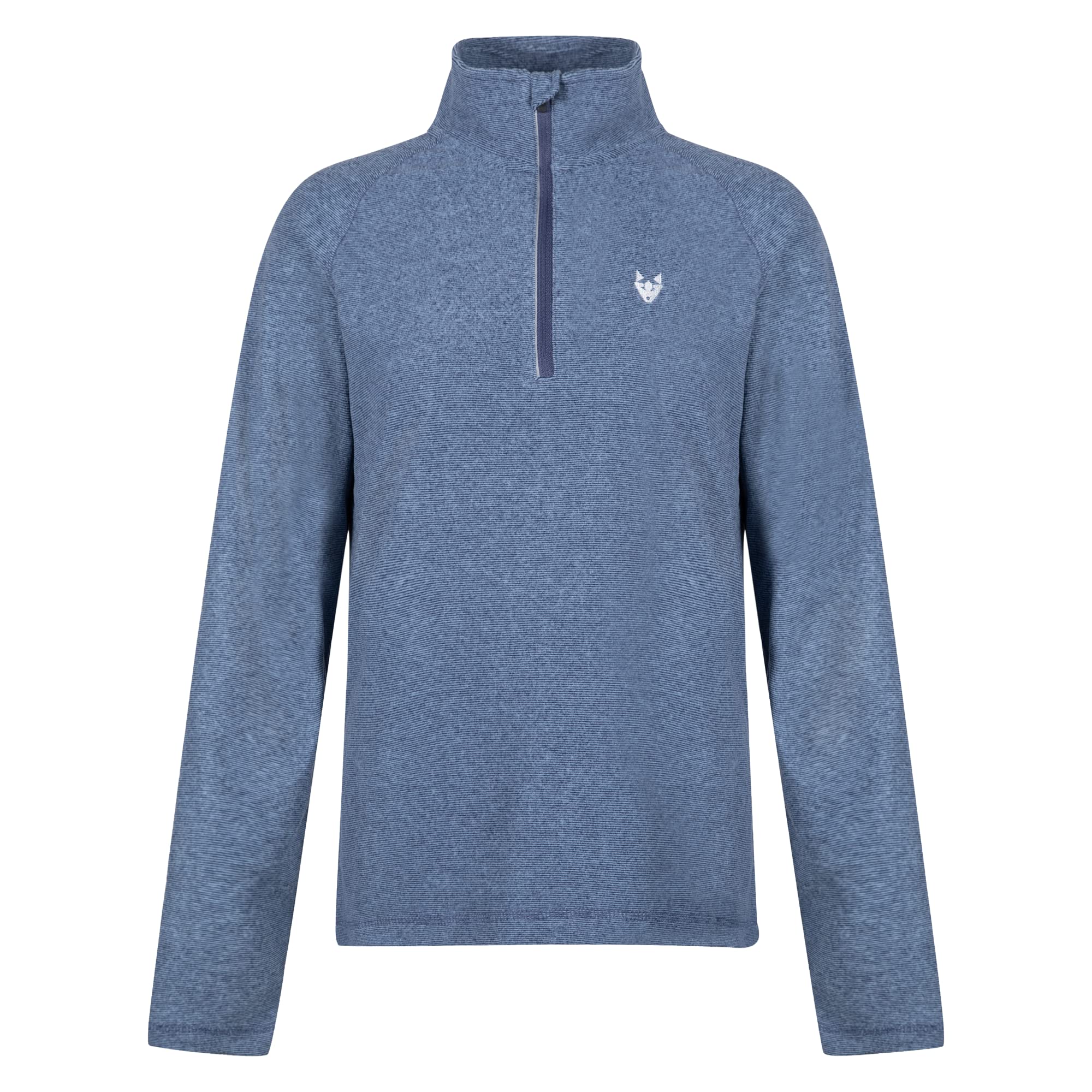 ALPHA CAMP Women's 1/4 Zip Pullover T shirt Long Sleeve Quick Dry Micro Fleece Sweatshirt Blue