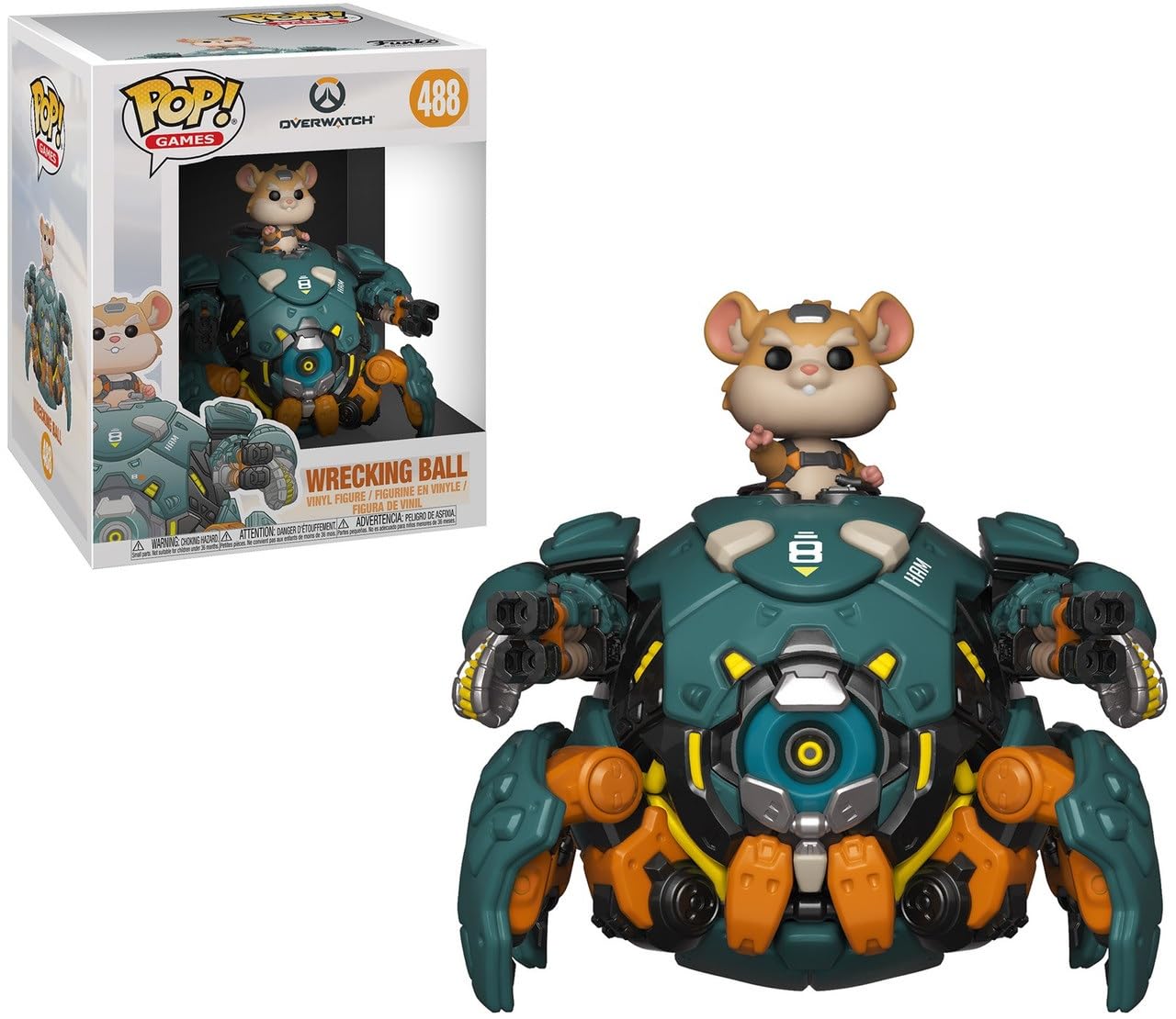 Funko Pop! Games: Overwatch - Wrecking Ball 6"
