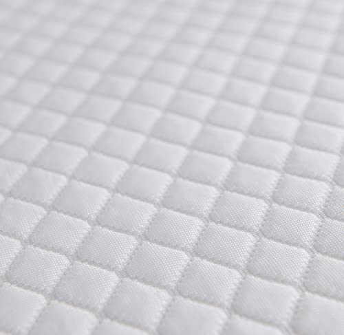 HIGHSEASON 100% Waterproof Cooling Mattress Protector King Size with 3D Air Fabric Cooling Feel Ultra Soft Protector Cover Breathable Noiseless Fitted 8" - 21" Extra Deep Pocket (78"X80", White)