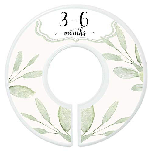 Mumsy Goose Baby Girl Clothes Dividers Nursery Closet Dividers Closet Organizers Botanical