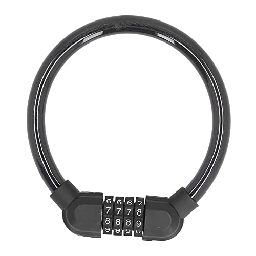 Anti Theft Bike Lock, Waterproof The Same Interlocking Function Password Unlocking Bike Lock High Security for Bike for Cyclist(Black)