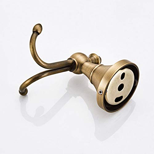 LightInTheBox® Novelty Design Antique Brass Finish Wall-Mounted Robe Hook, Bathroom and Kitchen Accessories. Double Hook