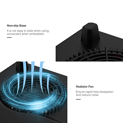 GIHETKUT Electric Cooktop Single Burner, 1800W Electric Stove Top with Touch Control, 9 Power Levels, Kids Safety Lock & Timer, Overheat Protection,110V Induction Cooktop