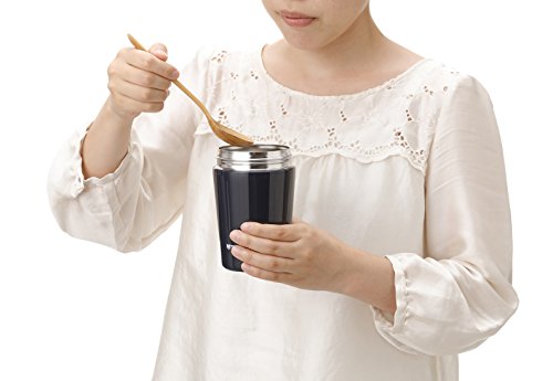 Tiger MCL-B038-AI Tiger Thermos Bottle, Vacuum Insulated, Soup Jar, 12.8 fl oz (380 ml), Heat Retention, Bento Box, Wide Mouth, Round Bottom, Indigo Blue