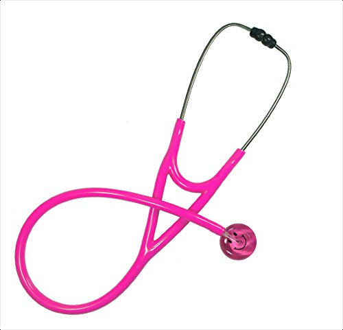 Noise Cancelling Stethoscope with Smiley Face Design - Ultrascope - Clinical Grade - Dependable Stethoscope - Stethoscope Medical - Single Adult