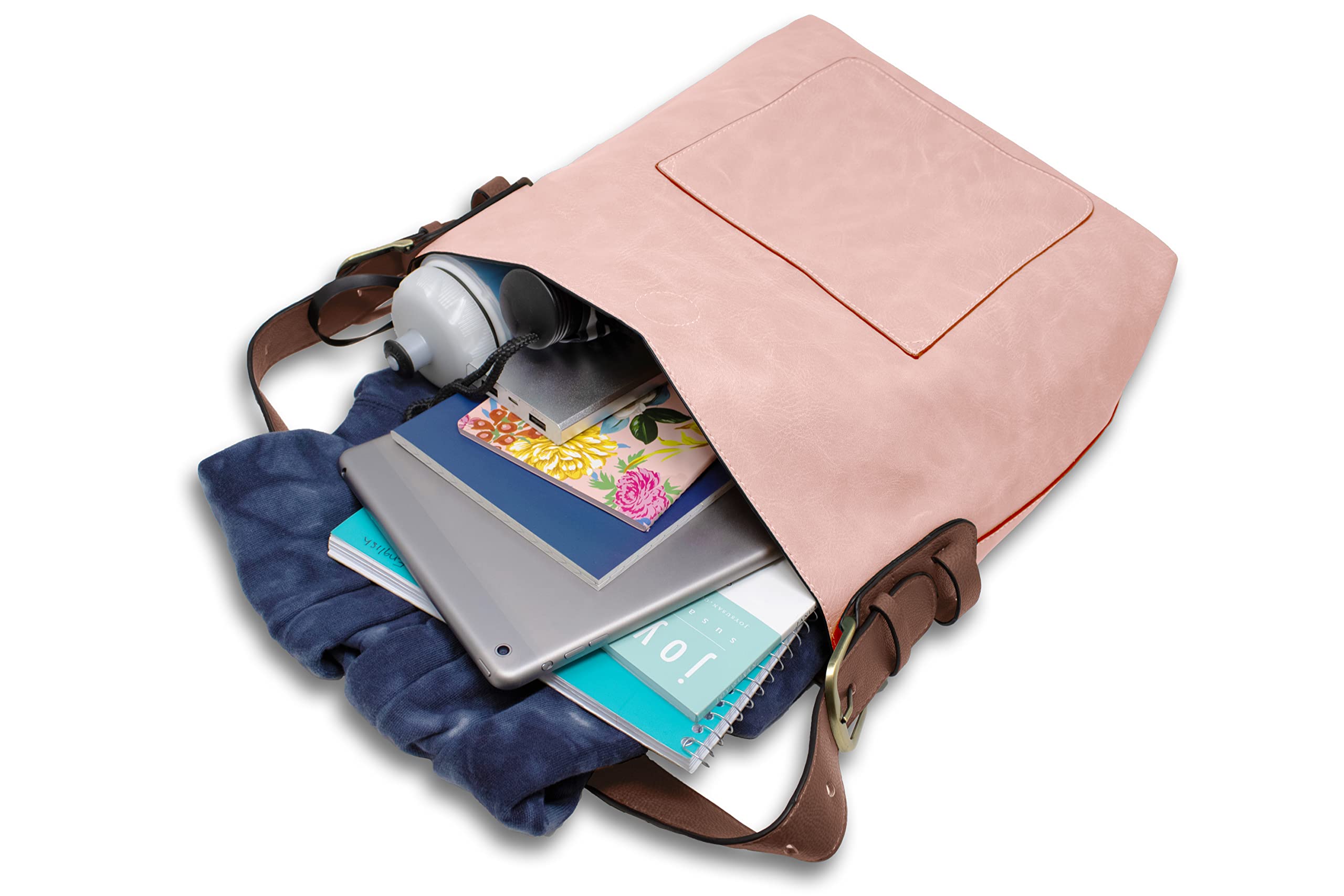 Joy Susan Womens Faux Leather: Hobo 2-in-1 Handbag