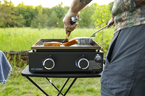 PIT BOSS 10960 2-Burner Tabletop Griddle, Black