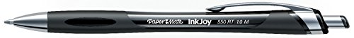 Paper Mate InkJoy 550RT Retractable Ballpoint Pens, Medium Point, Black, Box of 12 (1951345)