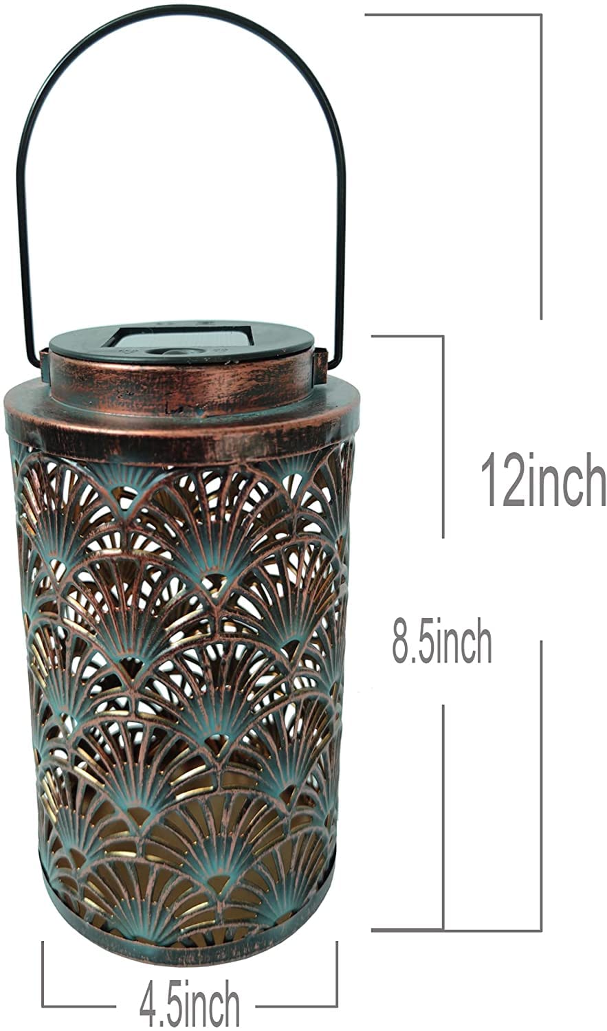 JOYBee 2pcs Solar Lantern Outdoor-Hanging Solar Lanterns- Waterproof Lantern Solar Lights Outdoor- LED Table Solar Lights for Patio Garden Courtyard Porch Courtyard Pathway Decorative