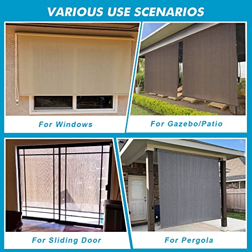 Artpuch Pergola Shade Cover Outdoor Sun Shade Cloth with Grommets Shade Tarp for Patio, Carport, Backyard