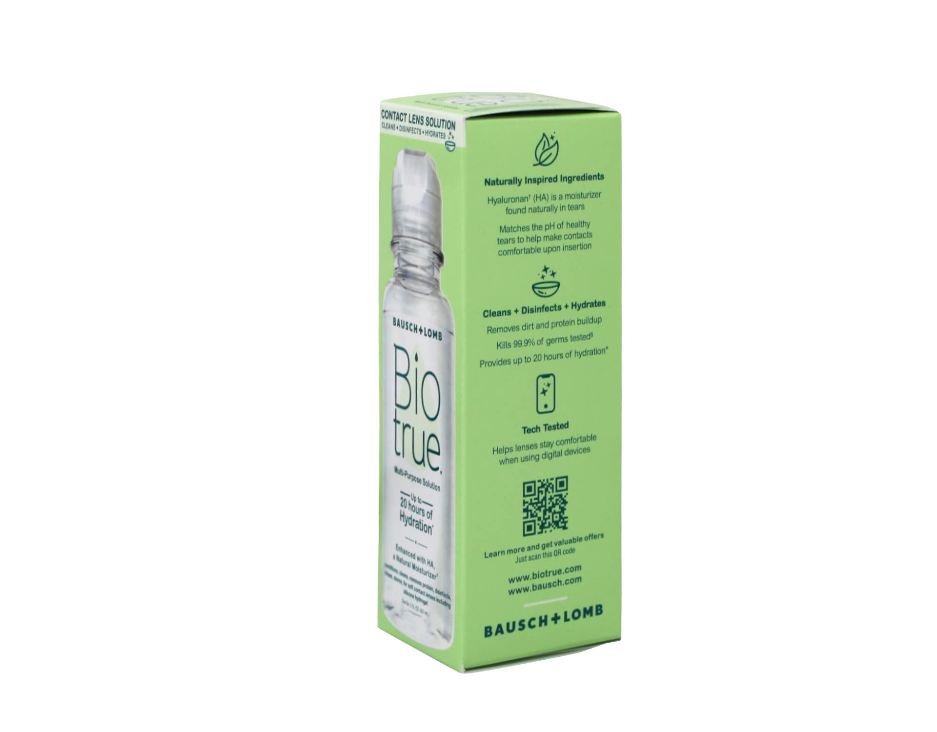 Bausch & Lomb Biotrue Multi-Purpose Travel Solution, 6 Count