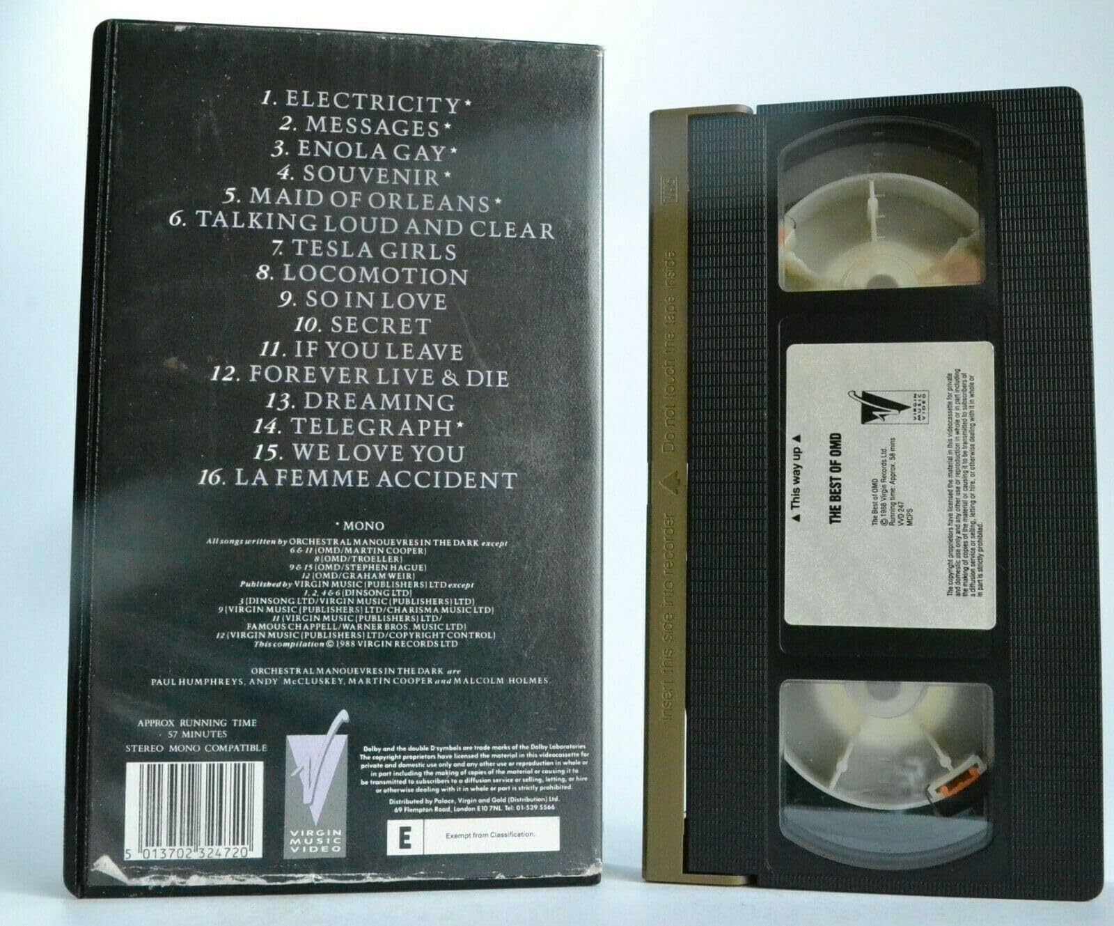 OMD: The Best Of (Orchestral Manoeuvers In The Dark) -'Enola Gay' - Music - VHS