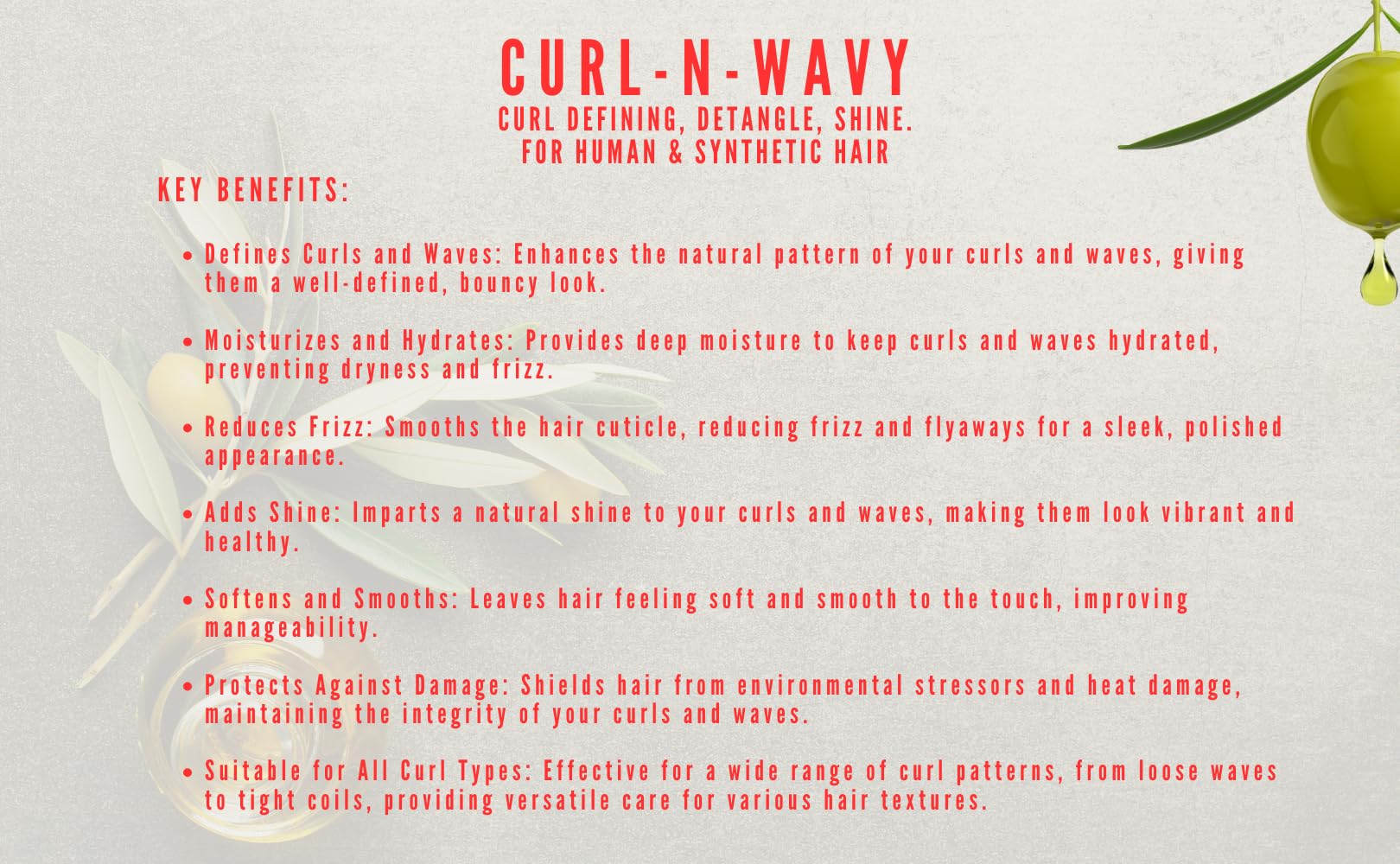 On Natural Next Image Curl-n-Wavy Curl Defining Conditioner and Detangler Oilive Oil, Shea Butter, Jojoba Oil & Vitamin E, 8 Ounce