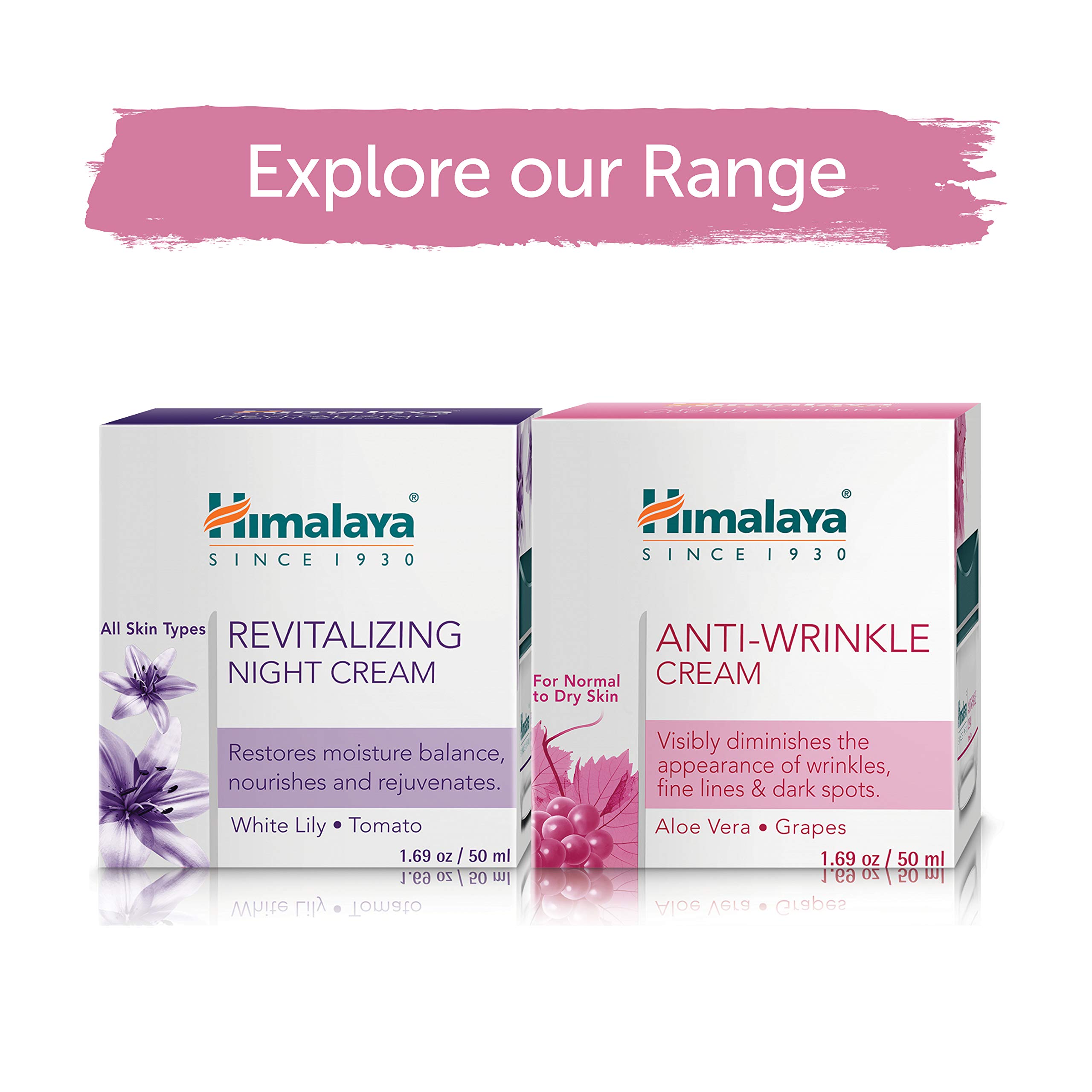 Himalaya Anti-Wrinkle Cream for Reducing Wrinkles, Fine Lines and Dark Spots, Moisturizes & Repairs, 1.69 oz