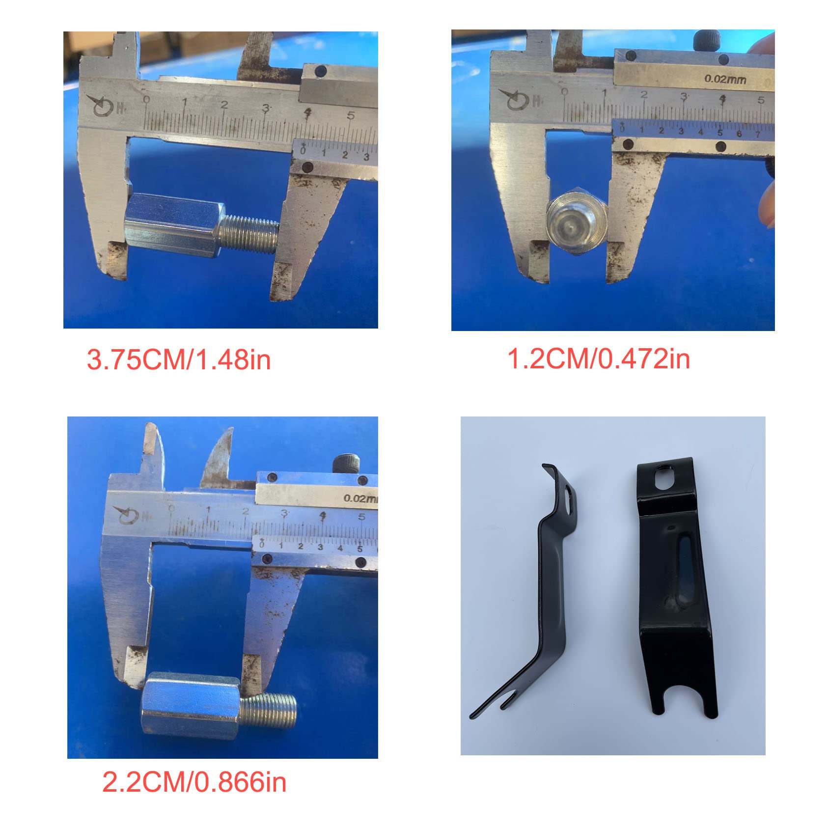 Axle Extenders for Training Wheels,Stabiliser Extension Bolts for 12-20" Wheel Kids Bikes